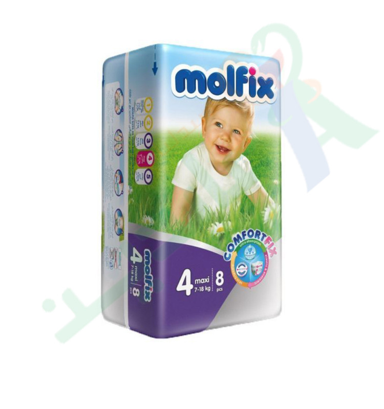 MOLFIX MAXI (4) 8 DIAPERPER | Abdin Pharmacies